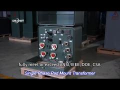 100kva single phase pad mounted transformer distribution transformers 22900v