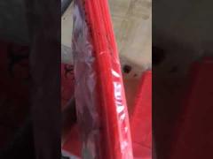 Semi Water Dissolvable Laundry Bags For Hospital Red Colour LDPE Material
