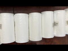 El material soluble en agua del bolso blanco PVA del impulso disuelve en agua como Rolls