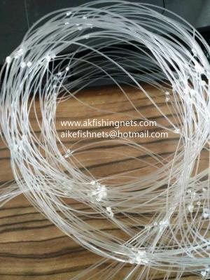 China Nylon Monofilament Nets, Best Strength, 0.10mm to 1.2mm, Depthway, Nylon Twine Selvage,fix double knot for sale