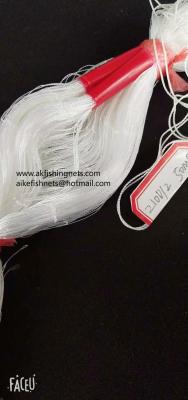 China the samples of multi fishing Nets 210d/2ply-50md,best quality,\white color for italy, double knot,good quality for sale