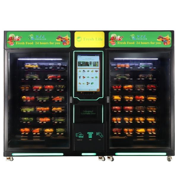 Quality XYZ Metal Steel Frame XY Axis Elevator Fresh Vegetables Fruit Smart Touch Screen for sale