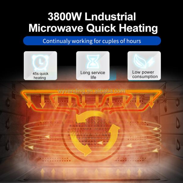 Quality Commercial Automatic Fast Food Box Lunch Bread Sandwiches Vending Machine Hot for sale