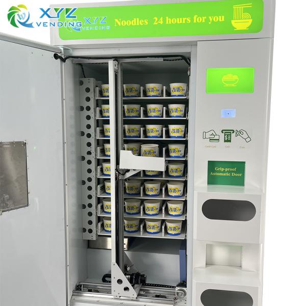 Quality XYZ 24 Hours Self Service Water Heated Instant Cup Hot Food Ramen Noodle Vending for sale