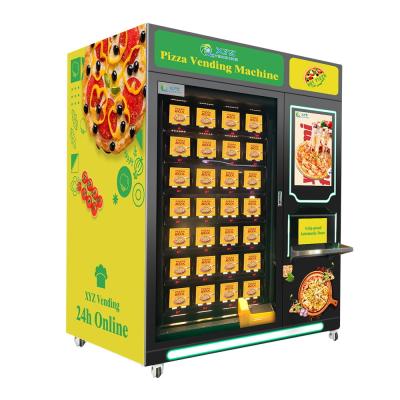 China Fast Delivery Touch Screen Banknote Coin Automatic Food Pizza Vending Machine Price for sale