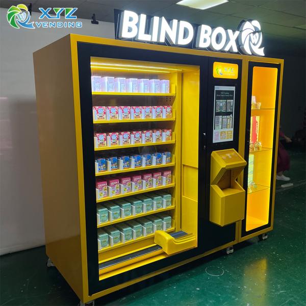 Quality XYZ Blind Boxes Gift Toy Doll Vending Machine With Lighting With Gift / Toy for sale
