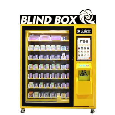 China 21.5 Inch Touch Screen Toy Doll with Xy Elevator Adjustable Slots Mystery Gift Box Vending Machine for sale