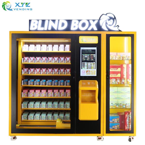 Quality Prizes Exchange Touch Screen with Letter Lighting Lucky Gift Blinds Box Vending for sale