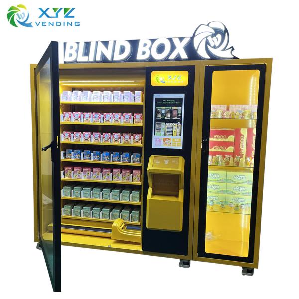 Quality Prizes Exchange Touch Screen with Letter Lighting Lucky Gift Blinds Box Vending for sale