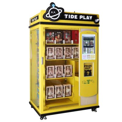 China XYZ Luminous Letter Adjustable Slots Automatic Pick-up Door Gift Touch Screen Lucky Box Vending Machine for sale