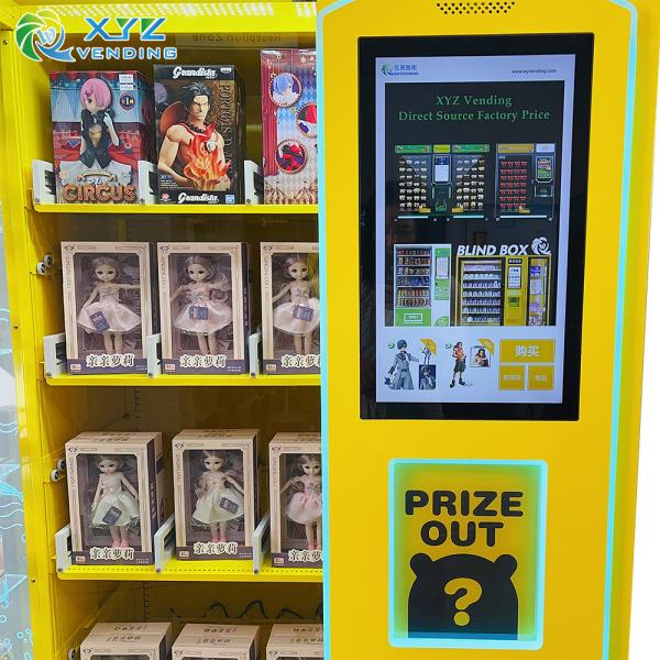 Quality XYZ Luminous Letter Adjustable Slots Automatic Pick-up Door Gift Touch Screen for sale