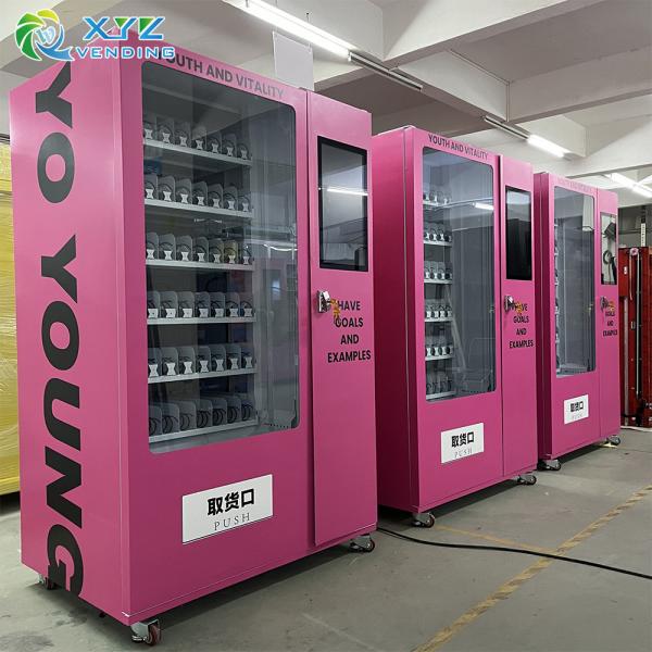 Quality Customized Full Sticker Design Spiral 21.5 Inch Touch Screen Lashes Beauty for sale