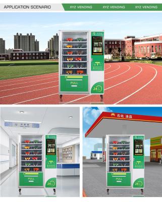 China XYZ Popular Fruit Vegetable Snacks Combo Elevator with Card Reader Saudi Arabia Vending Machine for sale