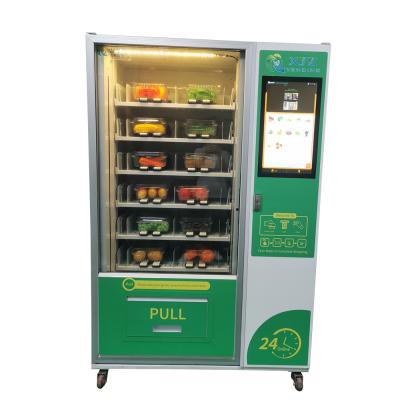 China Automatic Touch Screen Fresh Food Vegetable Combo Snack and Drink Grocery Modern Vending Machine for sale