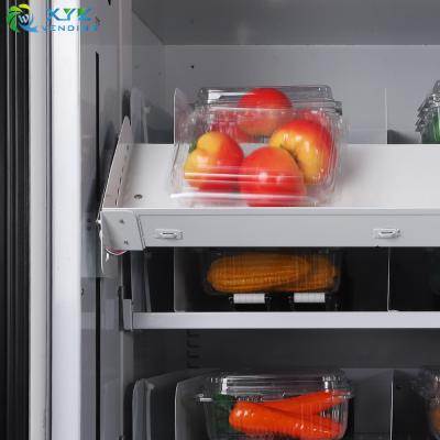 China Automatic Touch Screen Fresh Food Vegetable Combo Snack and Drink Grocery Modern Vending Machine for sale