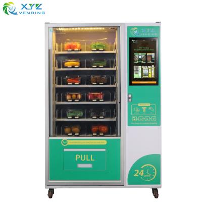 China Automatic Touch Screen Fresh Food Vegetable Combo Snack and Drink Grocery Modern Vending Machine for sale