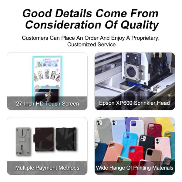 Quality Custom Phone Case Automatic Printer Vending Machine Self-service Phone Case for sale