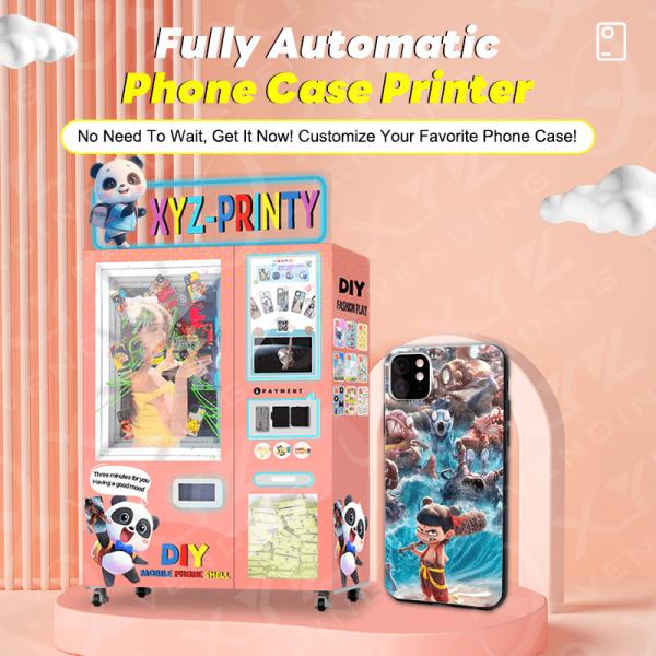 Quality 2025 Innovative Vending Machine Smart Phone Case Diy Printer Vending Machine for sale