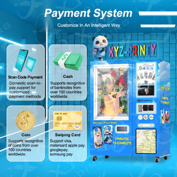Quality Guangzhou Customised Commercial Self Service Full Automatic UV Printing Mobile for sale