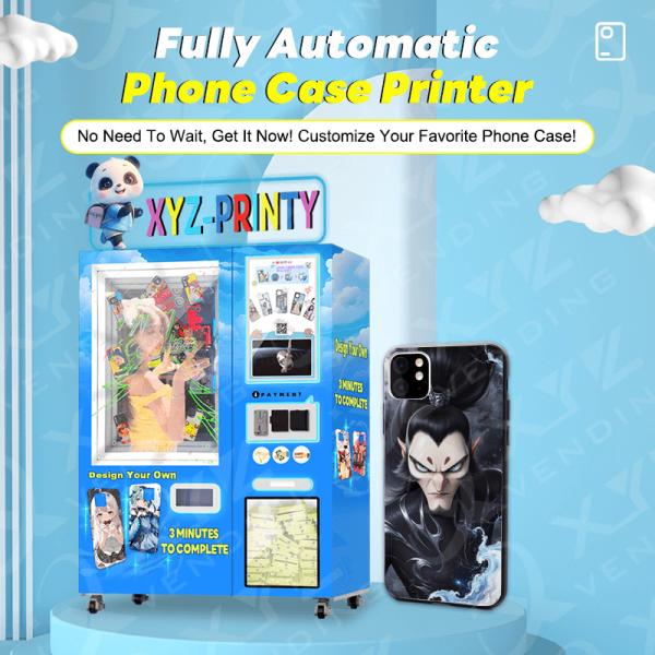 Quality Guangzhou Customised Commercial Self Service Full Automatic UV Printing Mobile for sale