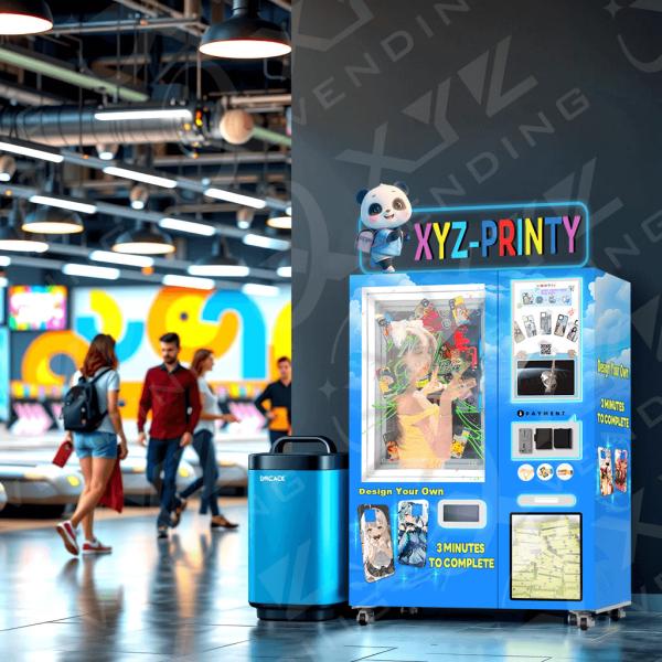 Quality New Type Custom Automatic Phone Case Vending Machine DIY Phone Case Printing for sale
