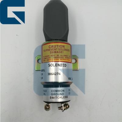China 386-4274 3864274 válvula electromagnética 24V de la parada del motor del excavador E70B en venta