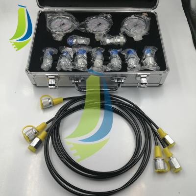 China Hydraulic Pressure Test Kit With 3 Gauges For Excavator Parts for sale