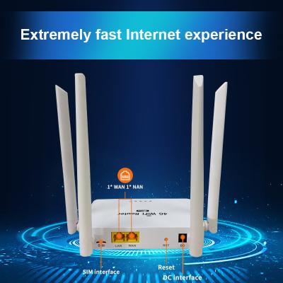 中国 3G 4Gのルーター無線WIFIの変復調装置LTE 4G白い色SIMカードは安く支えた 販売のため