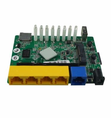 China Openwrt 2.4Ghz 4G LTE WIFI Router Black Color LEDE MT7620A With SIM Card Slot for sale