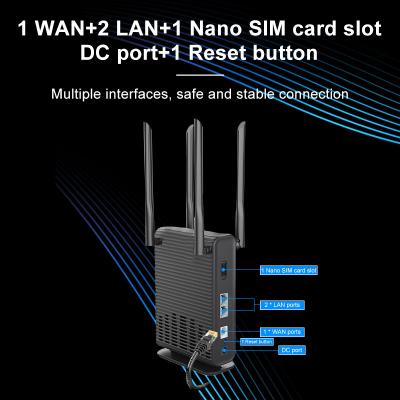 Cina Modem globale 300Mbps Wifi delle porte Ethernet 4G di OpenWRT 3 del eSIM del router 4G con SIM Card Slot in vendita