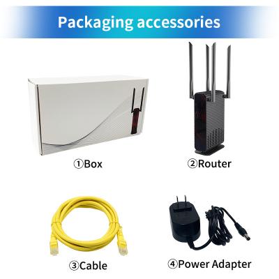 Cina Modem globale 300Mbps Wifi delle porte Ethernet 4G di OpenWRT 3 del eSIM del router 4G con SIM Card Slot in vendita