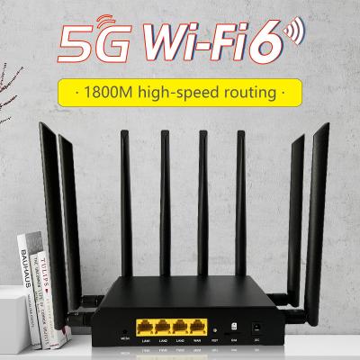 Cina 1800Mbps IPQ6000 Chipset 2T2R 5G Wireless Router High Speed 1000M RJ45 3LANs WIFI6 in vendita