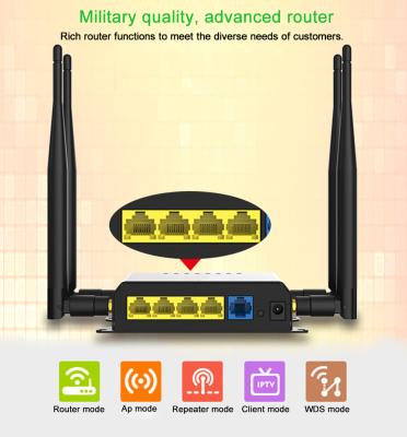 中国 番犬が付いている安定した3G 4G WifiのルーターPCI-Eインターフェイス4*10/100Mbps 4G Simカード 販売のため