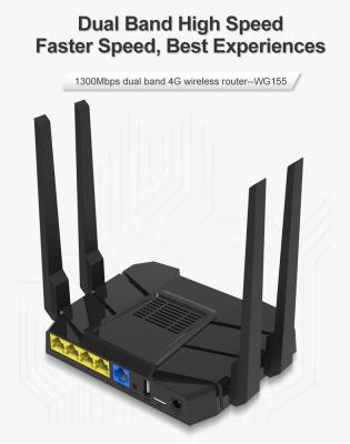 Cina chipset a due bande della custodia in plastica 1200Mbps IPQ4019 di gigabit del router 11AC di 4G LTE WIFI in vendita