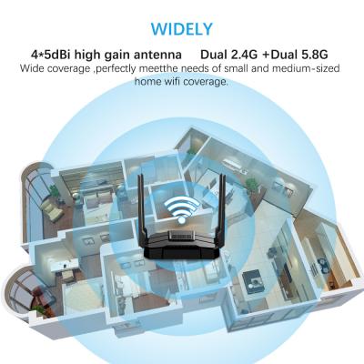Cina Router a due bande di punto caldo di Openwrt 11AC Wifi, intero router della radio della Camera in vendita