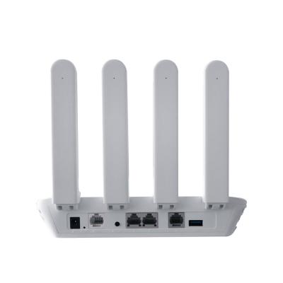 China Dualband Mesh Wifi 6 Router Unlock IPQ6000 Chipset 802.11AX White Color Plastic Case en venta