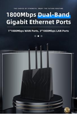 Cina Chipset senza fili del router MT7621 del router 2.4G 5.8GHz Wifi 6 802,11 dell'ASCIA a due bande in vendita