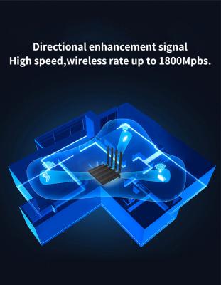 Cina Wifi 6 antenne senza fili 1WAN 3 LAN Gigabit Ports For Enterprises del chipset 4 del router 802.11ax 1800Mbps IPQ6000 facendo uso di in vendita