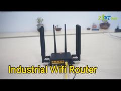 4G Industrial Wifi Router 300Mbps 2.4G RS232 SIM Card With Metal Case