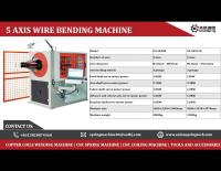 China Rotary head wire bending machine 3D CNC Wire Bending Machine metal wire forming machine for sale