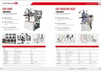China US-416 spring coiling machine for making compression springs for sale