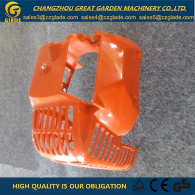 China Orange Gasoline Grass Cutter Engine Cover , Garden Tools Parts Plastic for sale