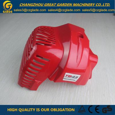 China Single Cylinder Air Cooled Red Gasoline Grass Cutter Engine , Garden Tools Parts for sale