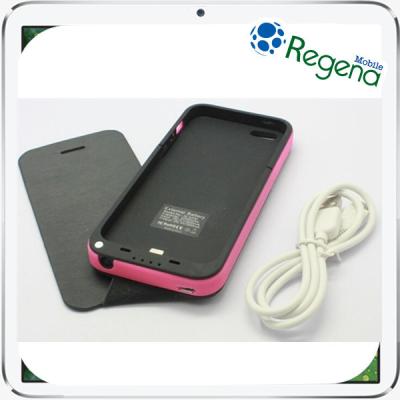 China OEM  External backup Battery Portable Mobile Power Bank  for iPhone 5 , Red and white for sale