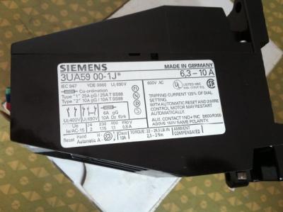 China SIEMENS 3UA5900-1J 6.3 10A for sale