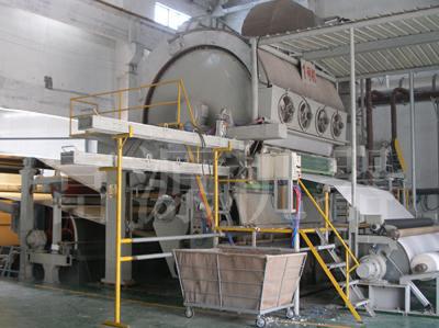 China High performance waste paper recycle machine to make toilet tissue paper for sale