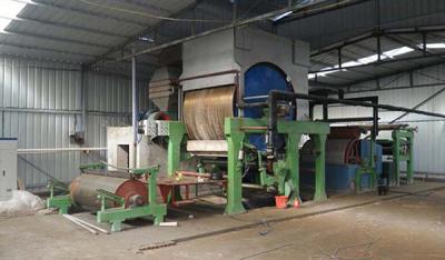 China Small scale waste paper recycling 787mm toilet paper roll making machine price for sale