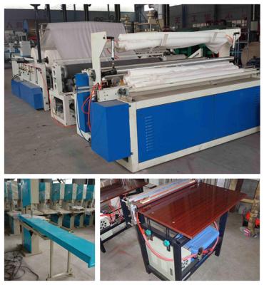 China Full Automatic High-Speed Perforating and Rewinder Toilet Paper Machine for sale