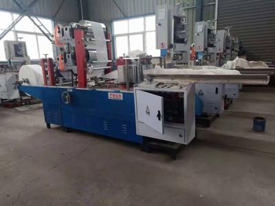 China Automatic Printing Machines Making Serviette Tissue Paper Napkin With Embossing for sale