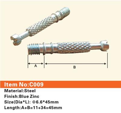 China C009  Furniture connecting fittings:Steel bolt for sale